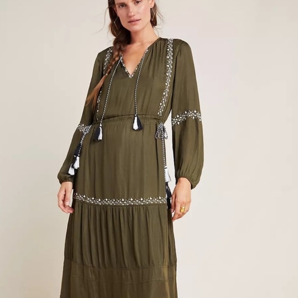 dolan | Dresses | Dolan Elise Tasseled Maxi Dress | Poshmark